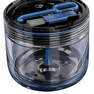 PRTECY Portable Mouth Guard Case Storage Box Waterproof Retainer Bath Case with Brush Mirror Denture Holder Storage for Travel Cleaning(Black)