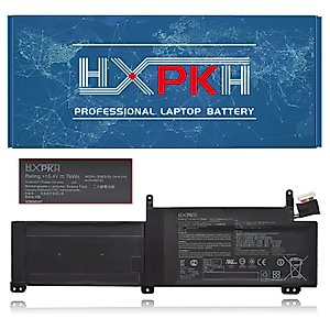 HXPK C41N1716 Laptop Battery for ASUS ROG Strix GL703GS GL703GM S7BS S7BS8750 GL703GM-DS74 GL703GM-WS74 GL703GS GL703GS-DS74 GL703GS-EE071T Series Notebook 15.4V 76Wh