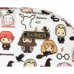 Harry Potter Allover Chibi Character Pattern Faux Leather Tote Bag Mini Backpack