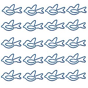 Paper Clips For Kids Animal Shaped Paperclip Fun Paper Clips Assorted Colors Paperclip Coated Paper Clips Bookmark Clips Office Supplies For Document Organizing Stationery Cards And (Blue, One Size)