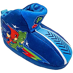 PJ Masks Boy's Slipper Bootie, Hero Trio With Stipple Outsole, Todder Boy's Size 5/6