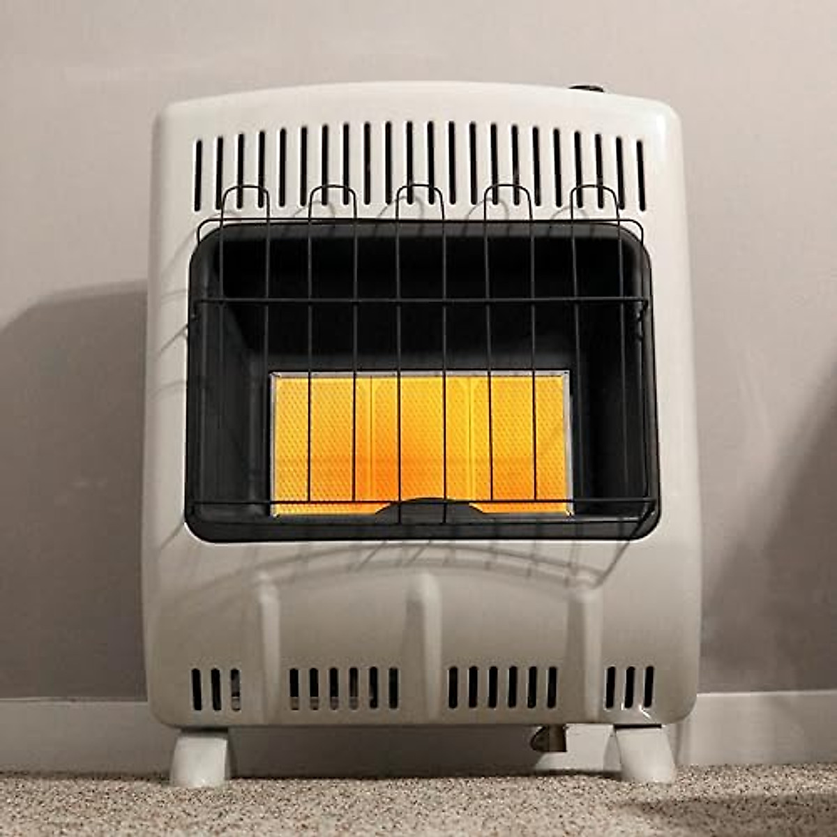 Mr. Heater MHVFRD20LPT 18,000 BTU Vent Free Radiant Propane Heater For Cold Rooms, Additions, Sun Rooms & Cabins - White