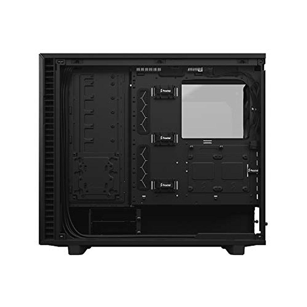 Fractal Design Define 7 Black Brushed Aluminum/Steel E-ATX Silent Modular Dark Tempered Glass Window Mid Tower Computer Case