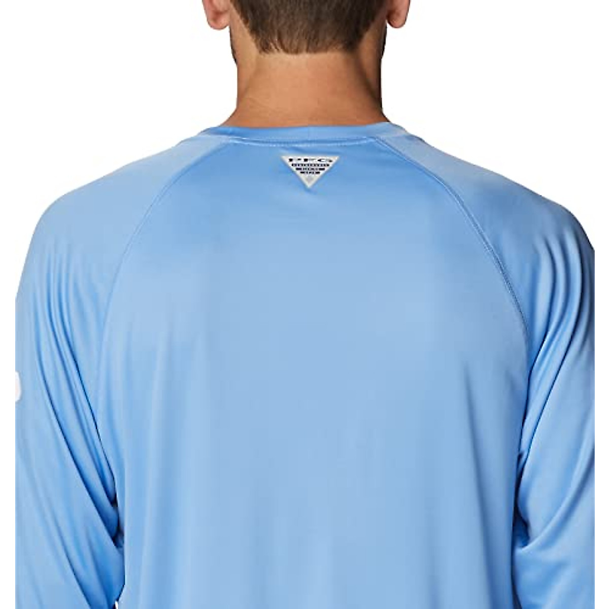 Columbia Men's Terminal Tackle Long Sleeve Shirt, White Cap/White Logo, Large