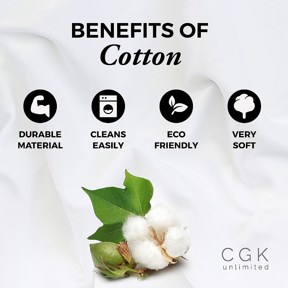 400 Thread Count Cotton Sheet Set - Full Size 100% Cotton Sheets - Easily Fits 8" to 16" Mattress - Silky-Soft, Wrinkle Free, Breathable and Comfy - Deep Pockets & Hotel Quality Bedding Set - White