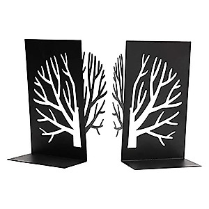Bookends Book Ends Bookends for Heavy Books Bookend Book Shelf Holder Home Decorative Book Stopper Black 1 Pair Office Book Stopper bookends
