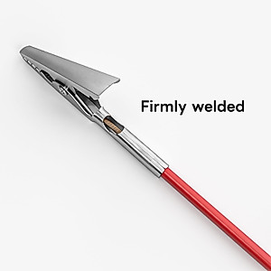 Goupchn 5PCS Alligator Clips Test Leads Dual Ended Crocodile Wire Cable with Insulators Clips Test Flexible Copper Cable for Electrical Testing 3.3ft/1m