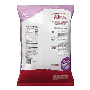 Big Train Spiced Powdered Instant Chai Tea Latte Mix, Spiced Black Tea with Milk, For Home, Coffee Shop, Restaurant Use, 56 Ounce