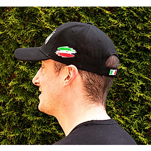 Italia Embroidered Baseball Cap - Italy Collection of Italian Pride Products at PSILoveItaly – Colorful Italian Hat