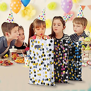 SBOQIXFM 50pcs party gift bags, gift bag for children's birthday and baby christening (round)