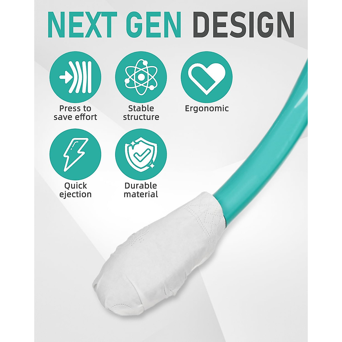 Extended Reach Butt Wiper Set - Includes 2 Toilet Aids for Wiping Tool and Butt Cleaner Bath Brush Long Handle - Bottom Buddy Wiping Aid for Disabled,Elderly,Pregnant（3 Pack）