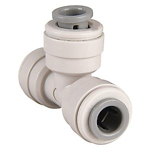 John Guest Acetal Copolymer Union Tee, 1/4" Tube Size Gray PI-0208-S - 1 Each
