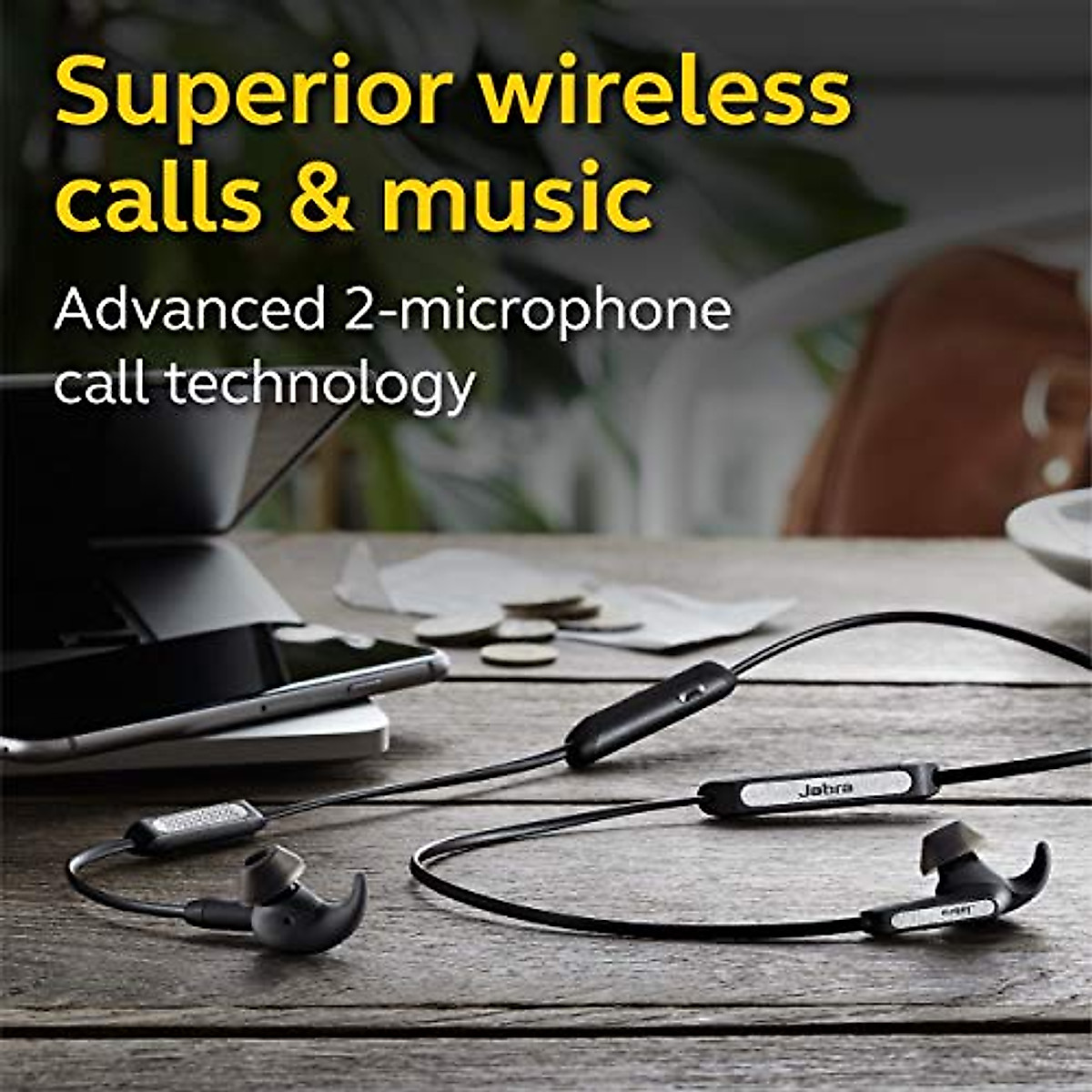 Jabra Elite 45e Alexa Enabled Wireless Bluetooth In-Ear Headphones – Titanium Black