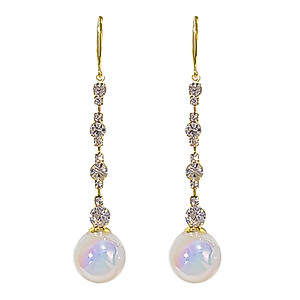 Earrings for Women Turquoise Gemstone Earrings Color Earrings Dangle Accessories Retro Woman Ornaments Jewelry Gifts for Womens Girls