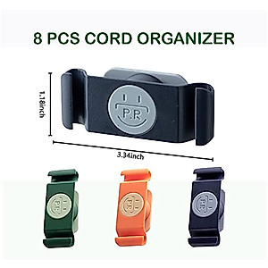 8Pcs Cord Organizer for appliances Rotatable Cord Winder Cord Wrapper Cord Holder for Appliances Kitchen Cable Organizer, Plug Holder for Blender Mixer, Coffee Maker, Pressure Cooker and Air Fryer