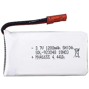 4PCS 3.7V 1200mAh Lithium Battery with 4 in 1 Charger for X900 X9TW Folding Quadcopter