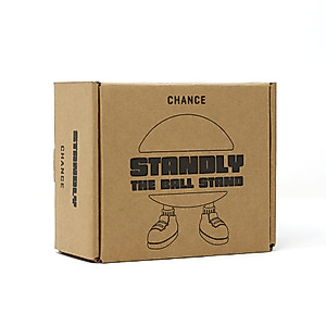 Chance Premium Rubber Outdoor/Indoor Basketball (Size 6, UNI - Multicolor) Standly The Ball Stand
