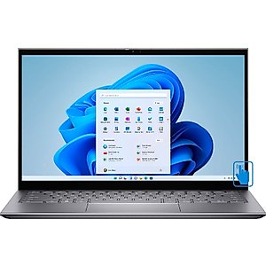 Dell Inspiron 5410 Home & Business 2-in-1 Laptop (Intel i5-1155G7 4-Core, 64GB RAM, 4TB PCIe SSD, Intel Iris Xe, 14.0" 60Hz Touch Full HD (1920x1080), Fingerprint, WiFi, Win 10 Pro) (Renewed)