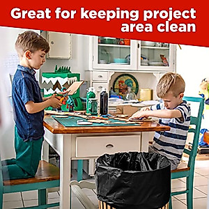 ToughBag 30-33 Gallon Trash Bags, 32 x 38" Black Garbage Bags (250 COUNT) – 30+, 32 Gallon Outdoor Industrial Garbage Can Liner for Custodians, Landscapers, Lawn Bags - Made In USA