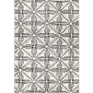 My Texas House Illussions Agave Natural Gray Indoor Area Rug, 7'10" x 10'10"