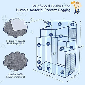 Maliton XL Hanging Diaper Caddy Organizer for Changing Table, Crib Diaper Organizer for Baby Stuff, Pack n Play Nursery Organizer, Baby Accessories for Newborn, Baby Shower Gifts(Grey)
