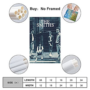 ZHESHI The Smiths Poster Decorative Painting Canvas Wall Posters And Art Picture Print Modern Family Bedroom Decor Posters 12x18inch(30x45cm)