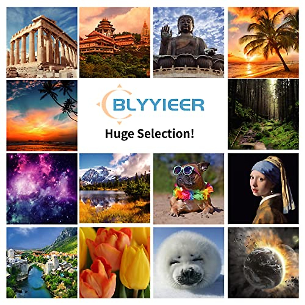 2023 Wall Calendar BEACHES, 14 Months Hangable Wall Calendars, Nov.2022-Dec.2023, Beach Calendars 2023, 12" x 24" (Open), Thick Glossy Paper, Organizing & Planning