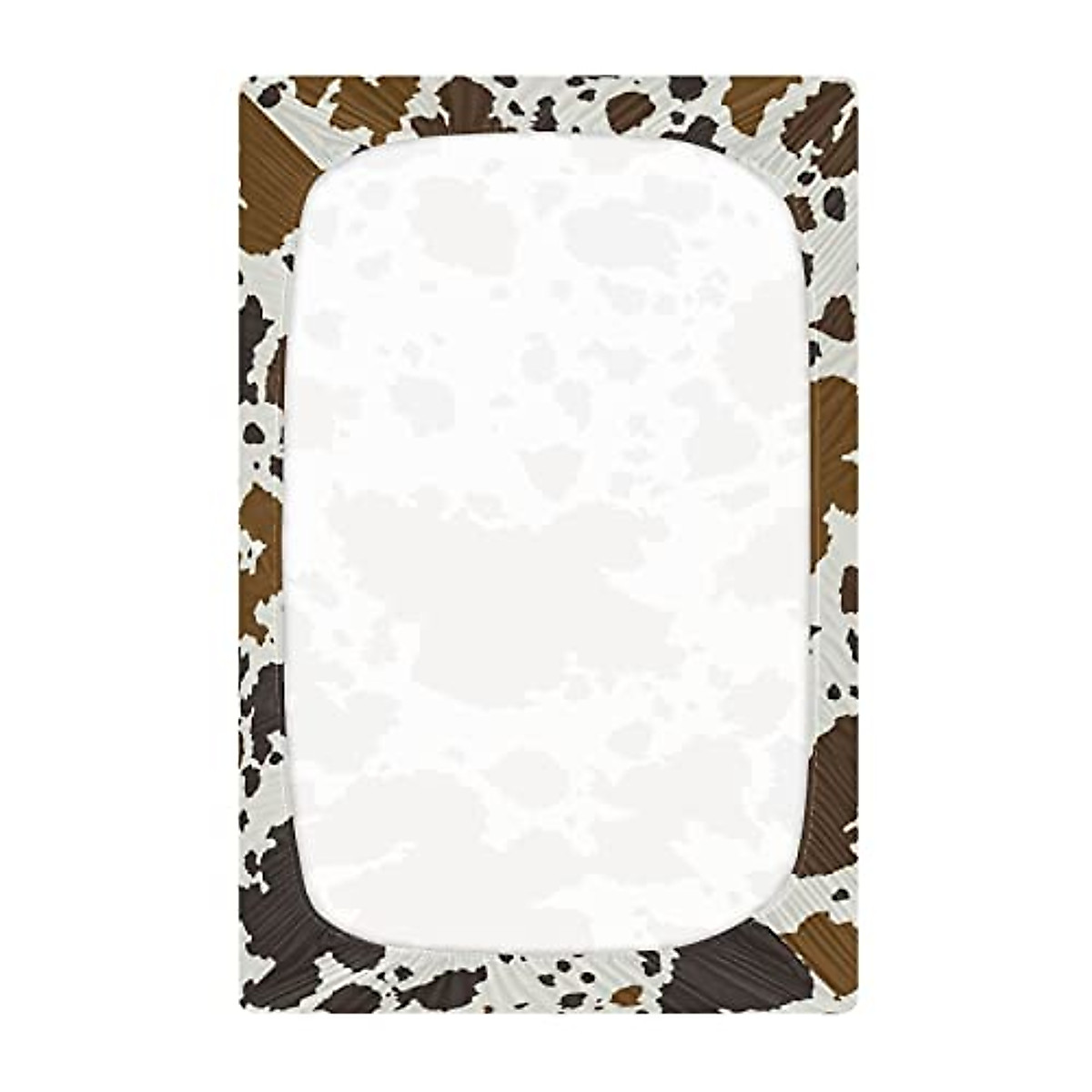 Cow Print Fitted Crib Sheet for Girls and Boys,Soft Breathable Baby Sheet for Standard Size Crib Mattress 21164070