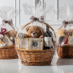 Shop4Mailers 24 x 30 Clear Cellophane Flat Gift Bags 1.2 mil (50 Pack)