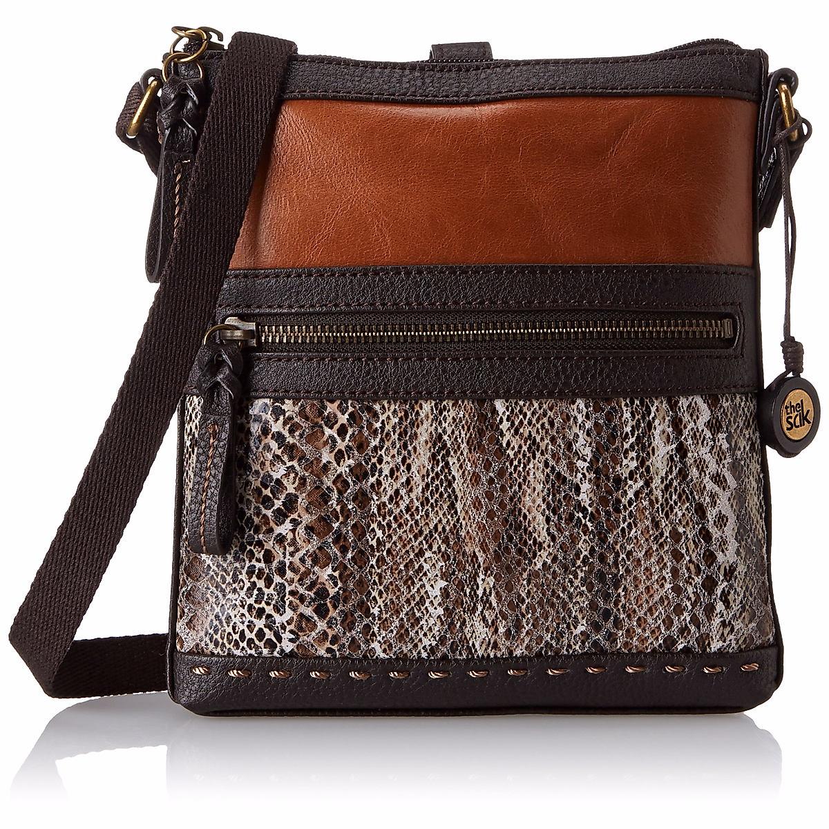 The SAK Women's Pax Swing Pack, Brown Snake Multi