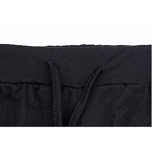 DOLKFU prime big deal days two piece sets for women Women's Hoodies Tracksuit Casual Long Sleeve Sweatshirts High Waist Jogger Pant Loose Fit Fashion 2 Piece Outfits Black S