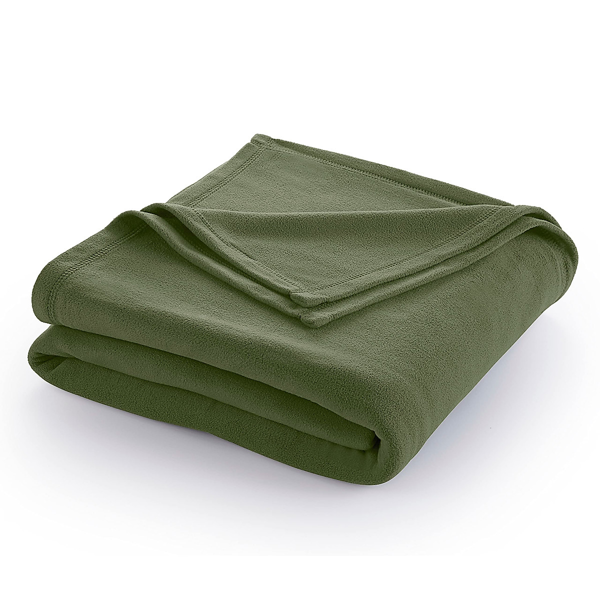 Martex Super Soft Fleece Blanket - Twin, Warm, Lightweight, Pet-Friendly, Throw for Home Bed, Sofa & Dorm - Basil