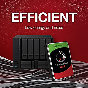 Seagate IronWolf 6TB NAS Internal Hard Drive HDD – 3.5 Inch SATA 6Gb/s 7200 RPM 256MB Cache for RAID Network Attached Storage (ST6000VN0033)