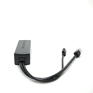 DSLRKIT Gigabit USB Type C Active PoE Splitter 48V to 5V IEEE802.3af Power Over Ethernet for Raspberry Pi 4 4B