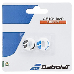 Babolat Custom Damp Vibration Dampener - White/Blue