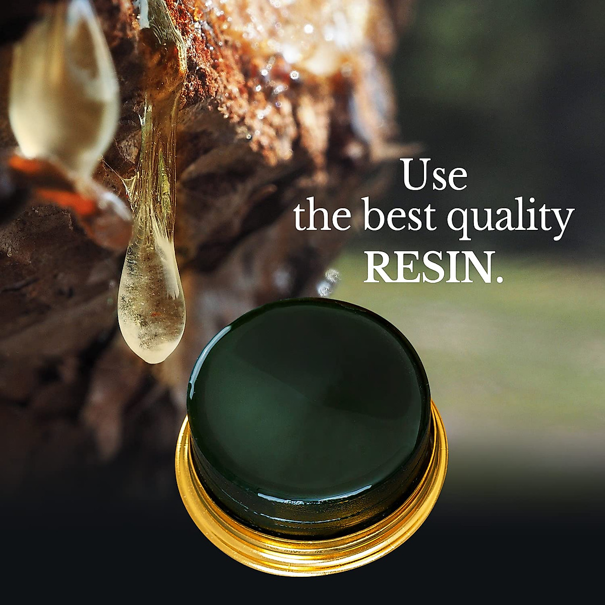 MABSA ROSIN Premium Grade Instrument Rosins for Violin, Viola, and Cello Bows - Excellent Grip - Natural Rosin for Musicians - Dark Green, Full Cake