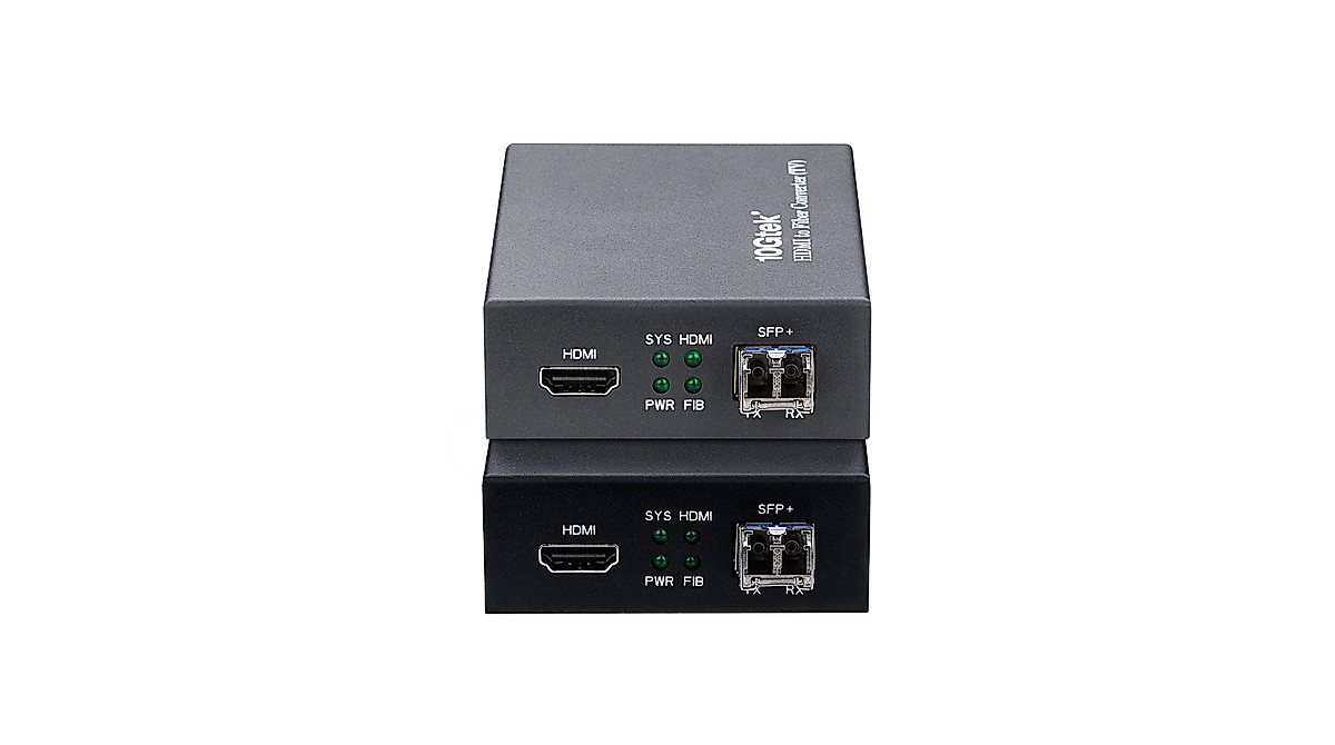 10Gtek HDMI to Fiber Optic Extender - 4K@30Hz up to 2km with SFP+ ...