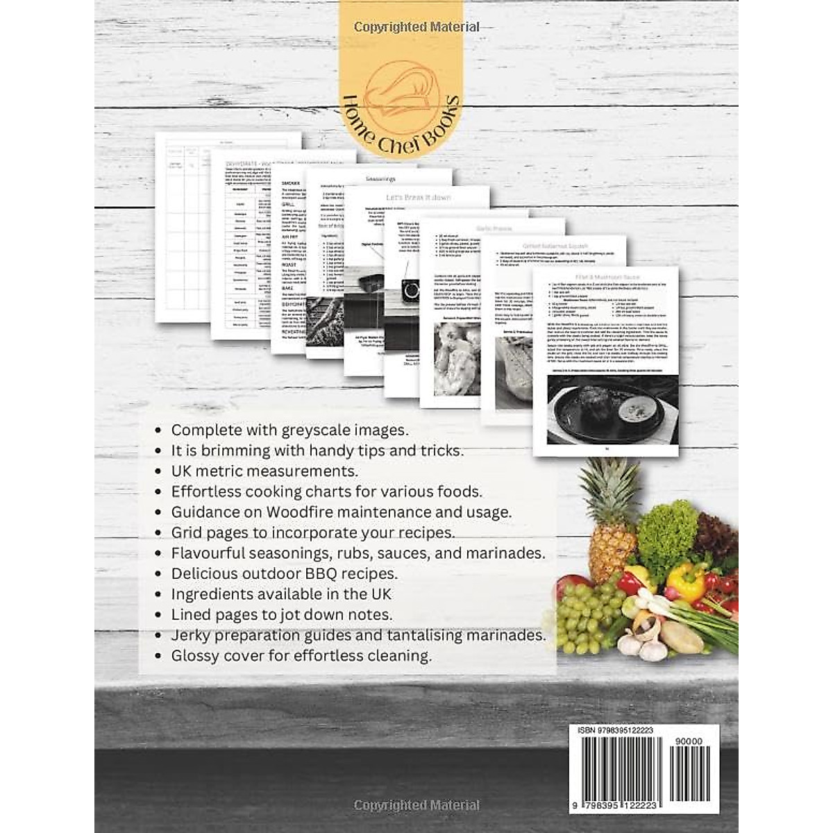 THE WOODFIRE WAY - NINJA Electric BBQ Grill & Smoker for Beginners.: Discover the multifunctionality of electric outdoor BBQ, where you can grill, ... all in Greyscale and UK Metric measurements.