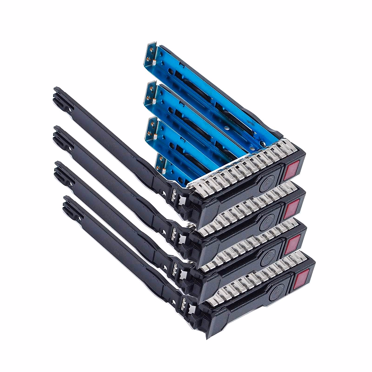 Pack-4 2.5" SAS SATA SFF SAS Drive Tray Caddy 651687-001 651699-001 Compatible for HP Gen8 Gen9 G8 G9 ML350p DL360e DL320e DL380e SL270 sL230