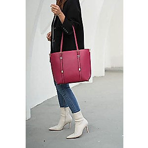 MKF Collection Tote Bag & Wallet for Women, Vegan Leather Handbag Set-Top- Handle Purse