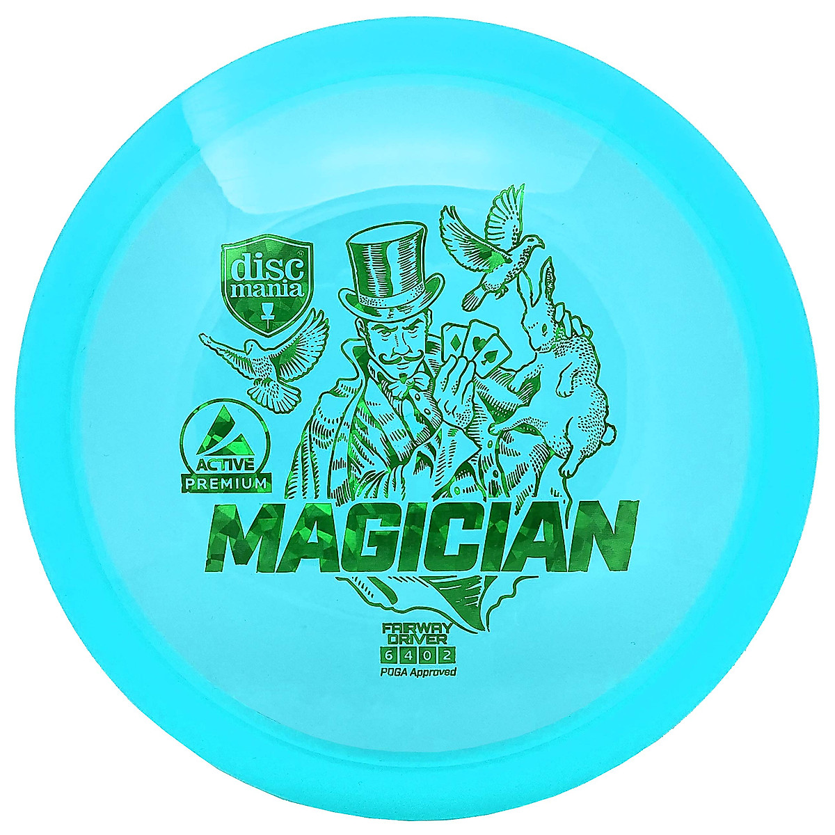 Discmania Active Premium Magician Disc Golf Fairway Driver 165-176g – Colors Will Vary