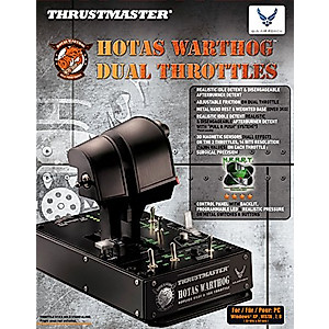THRUSTMASTER Hotas Warthog Dual Throttles (PC DVD)(Black)