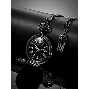 Pangda Christmas Inspirational Gift to My Daughter Never Forget That I Love You Steel Pocket Watch, Personalized Birthday Graduation Party Gift from Mom Dad to Daughter