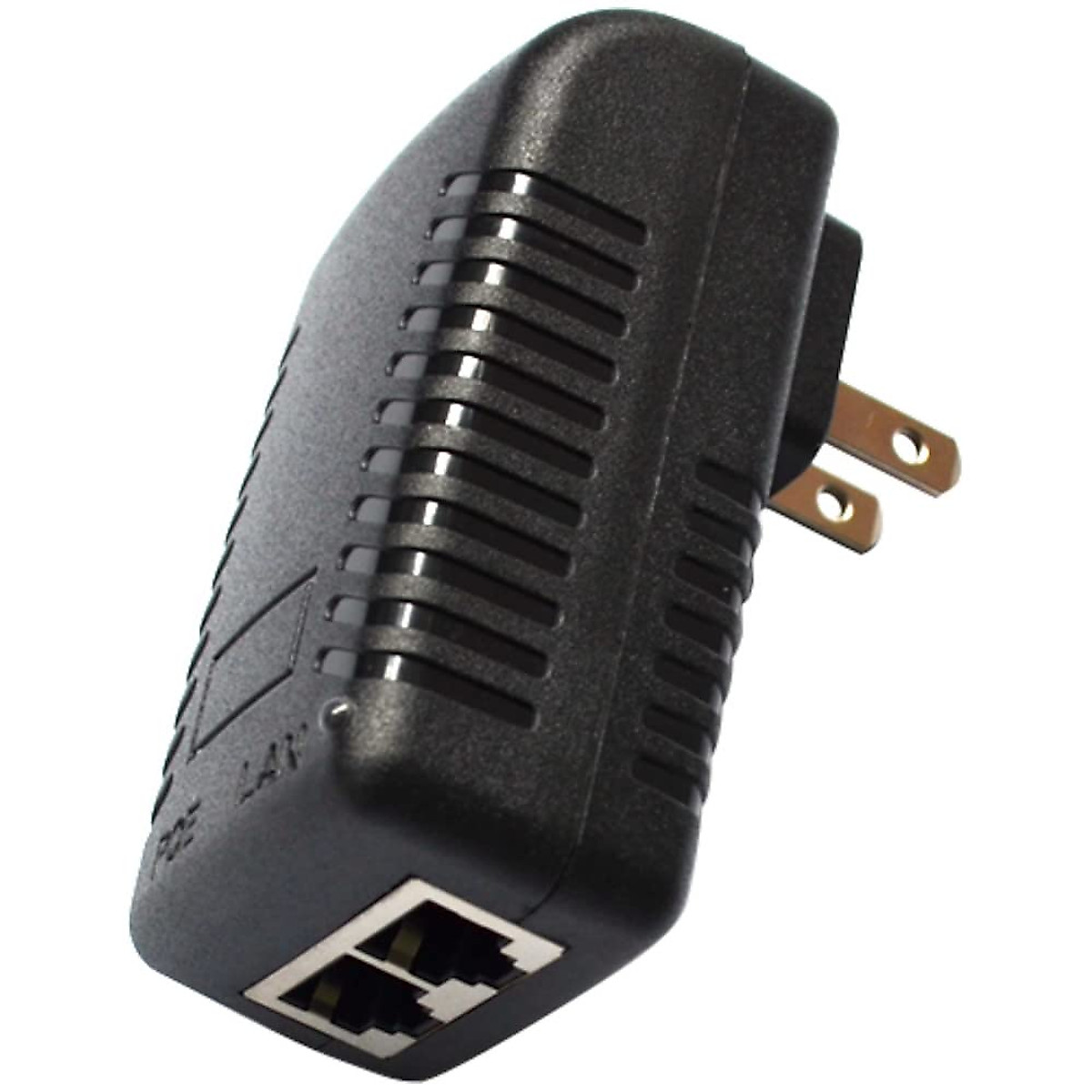 JacobsParts 12V 2A 24W 802.3af Passive PoE Injector Power Over Ethernet Adapter for IP Cameras Phones WLAN AP