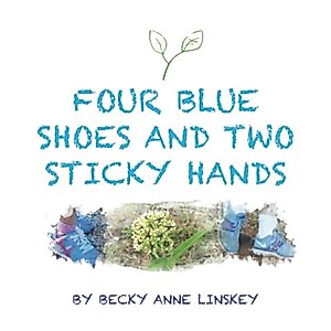 Four Blue Shoes and Two Sticky Hands