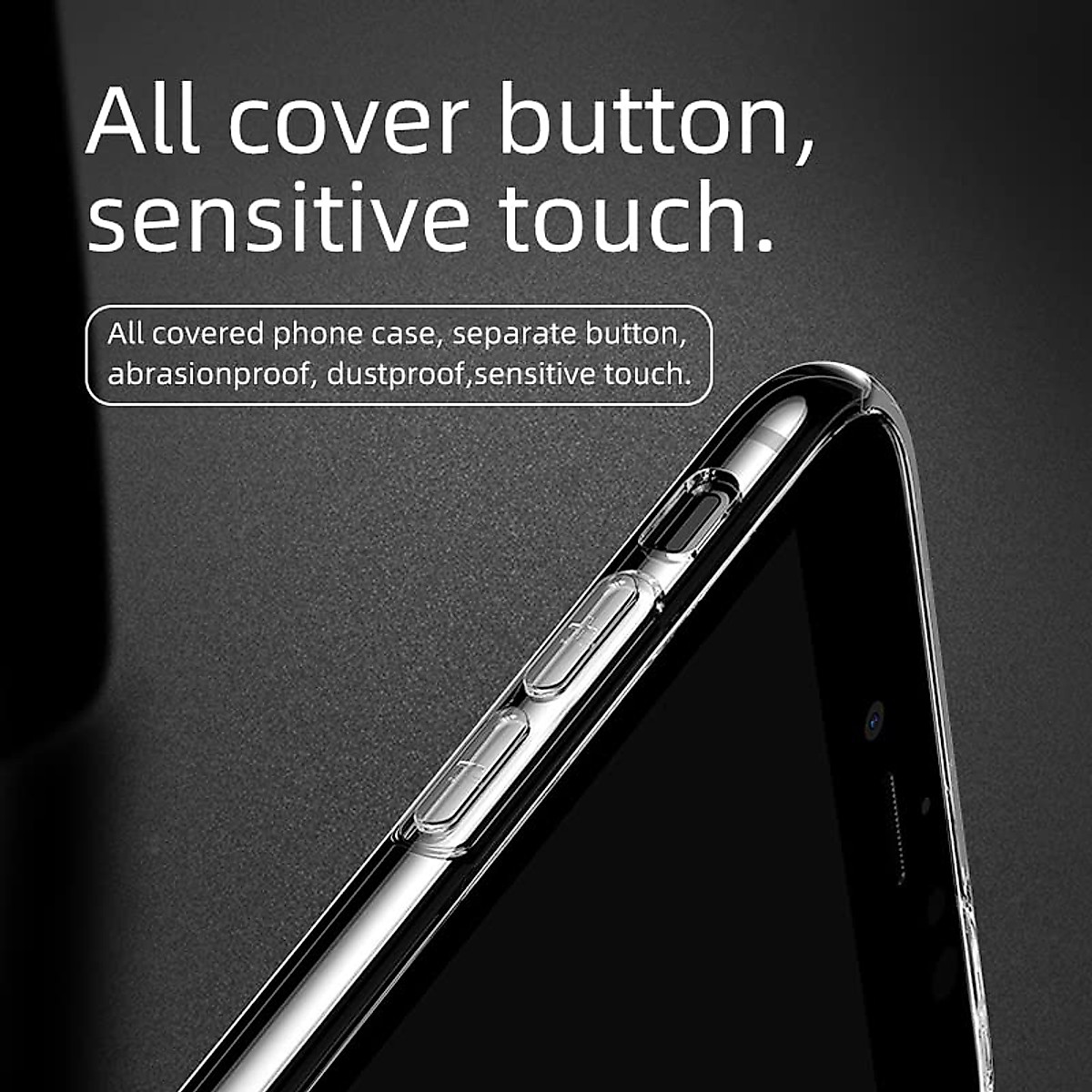 Tigowos Magnetic Phone Case for iPhone 8 Plus Case with MagSafe Wireless Charging Shockproof Protective Case for iPhone 8 Plus(5.5")， Clear