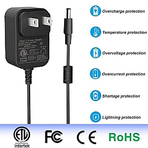 100V-240V AC to DC 24V 1A Power Supply Adapter for 24Volt 1Amp 650mA 500mA 150mA 2400mah 2500mah 2600mah Massage Gun Charger Power Cord