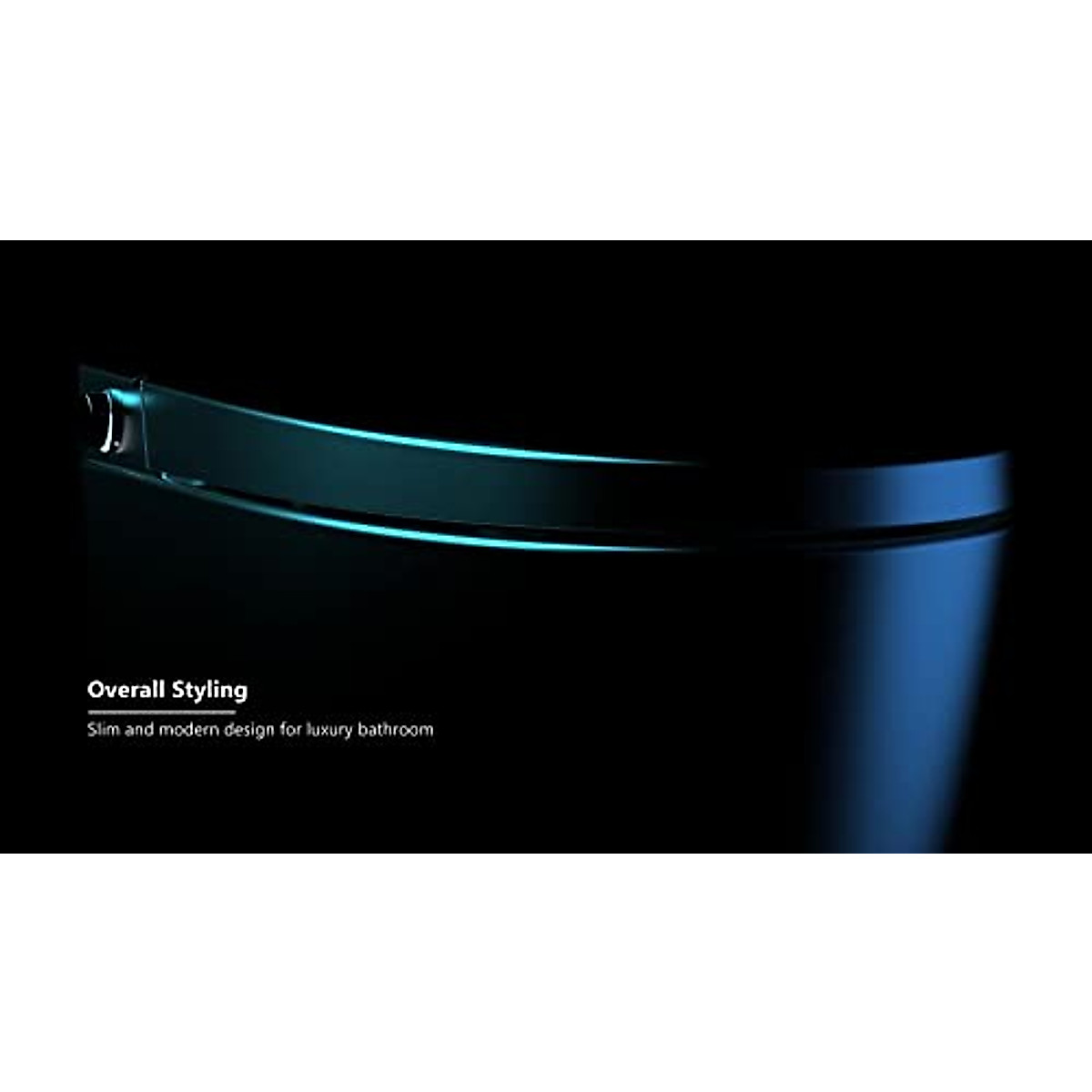 EUROTO Luxury Smart Toilet – Sleek Tankless Design with Foot-Kick Sensor, Heated Seat, Warm Dryer, Adjustable Water Pressure, Auto Open/Close Lid, Dual Flush, Night Light & Remote Control