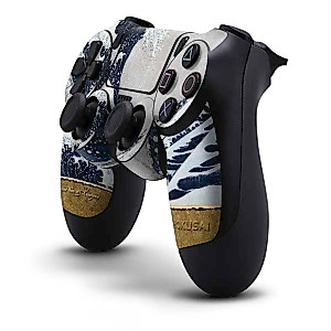 Skinit Decal Gaming Skin Compatible with PS4 Controller - Officially Licensed The Great Wave Off Kanagawa by Hokusai Design