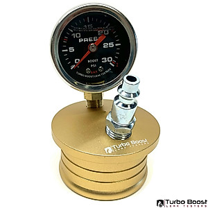 Turbo Boost Leak Testers 2.5" for 2.5" Turbo or Intake Pipe - Universal Tester Test Kit - Test Upto 30 PSI - Premium - 6061 Aluminum - Restore Power!